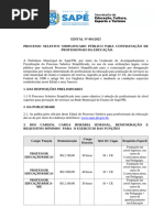 Edital No 009 2025 Sead Espep See Sedh | PDF