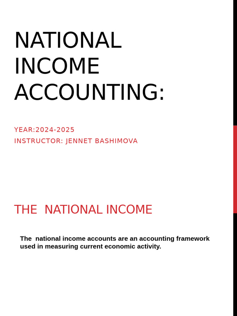 National Income Accounting | PDF | Gross Domestic Product | Measures Of ...