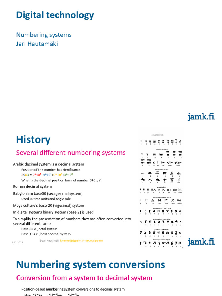 01.numbering Systems - Basic | PDF