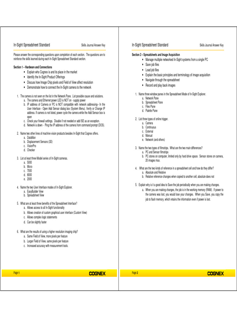 13_01_SS_Standard_Skills Journal Answer Key | PDF | File Transfer Protocol | Spreadsheet