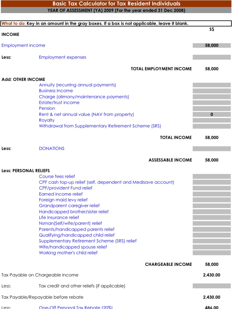 How To Calculate Your Tax | PDF