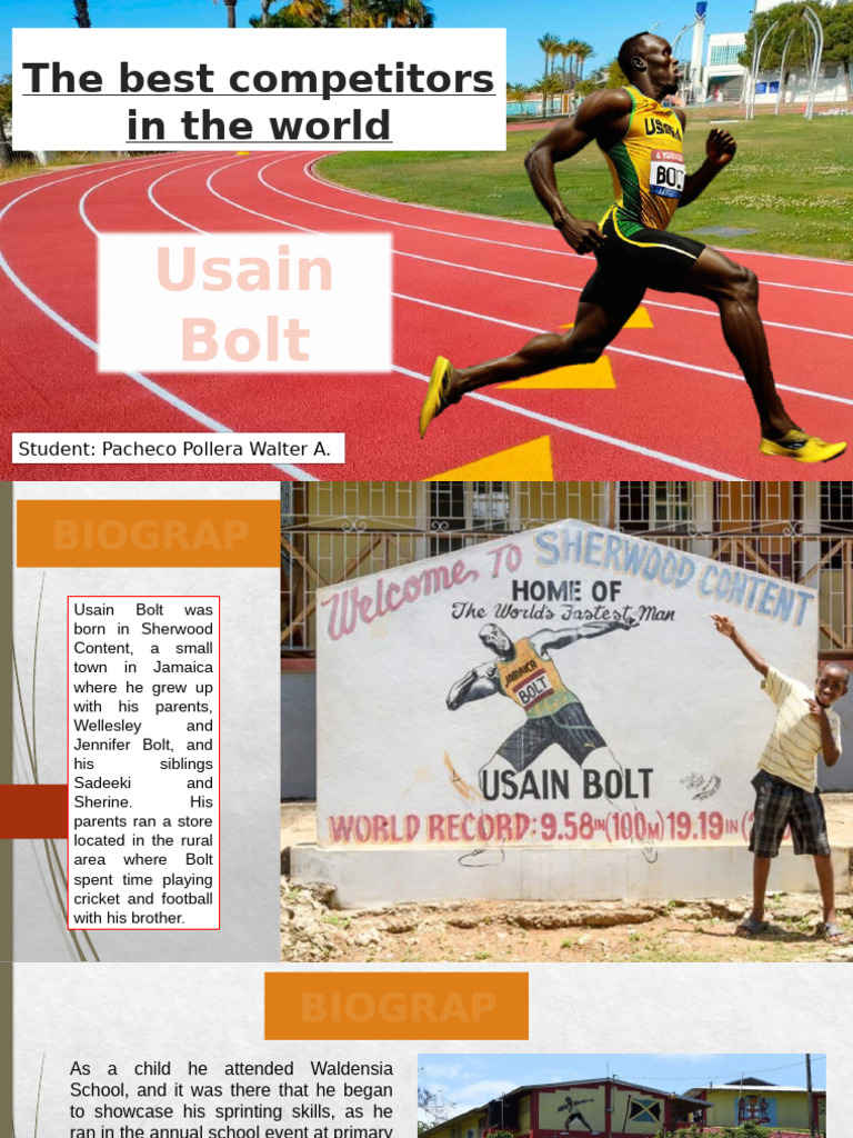 Usain Bolt: Sprinting Legend | PDF | Games Of Physical Skill | Sports ...