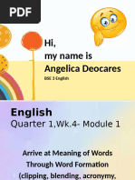Types and Examples of Clipped Words | PDF