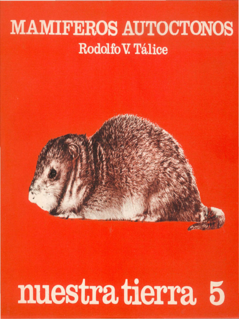 05 MAMIFEROS AUTOCTONOS Rodolfo Talice | PDF