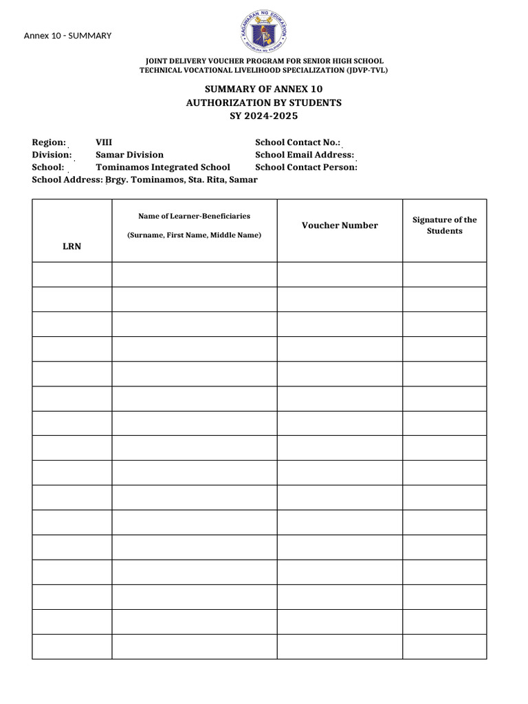 Annex 10 Summary | PDF