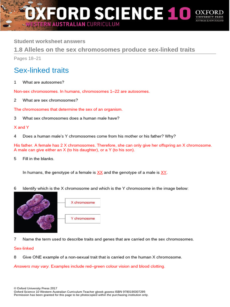 Understanding Sex-Linked Traits in Humans | PDF | Genotype | Genetics