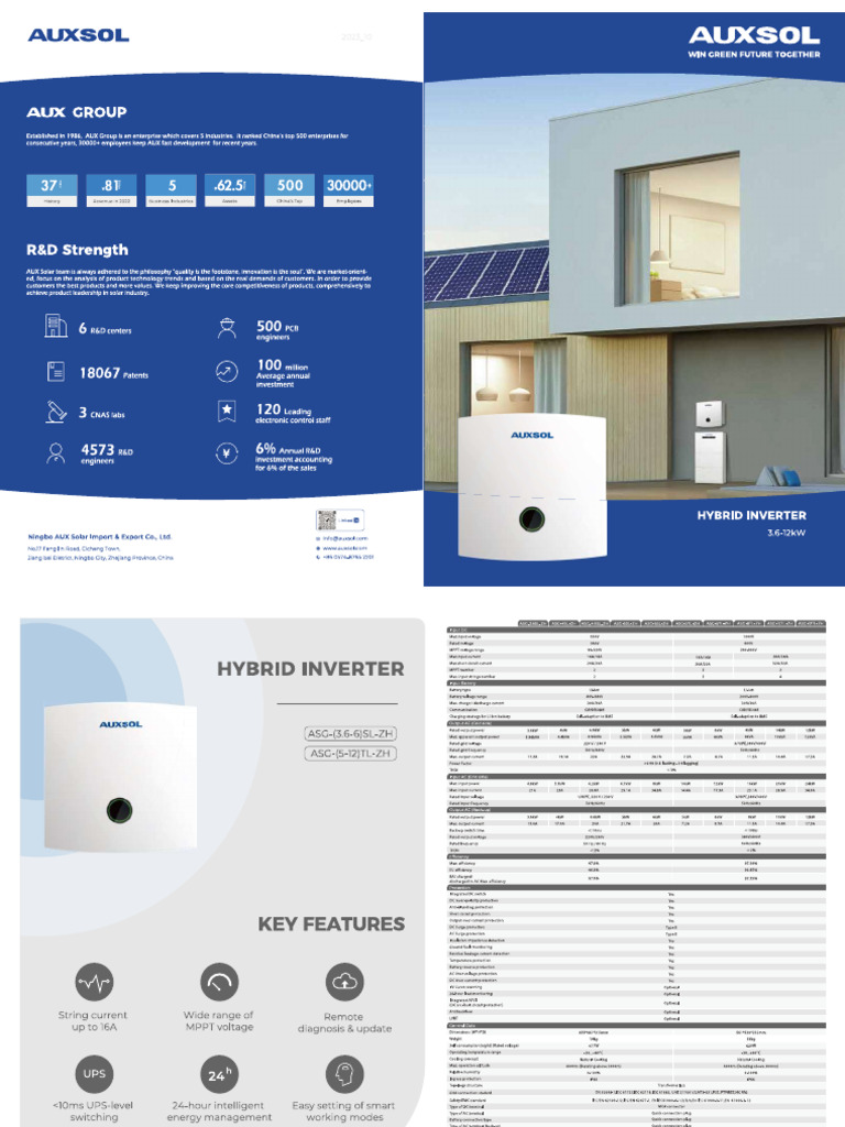 Catalogo Inversor e Bateria | PDF