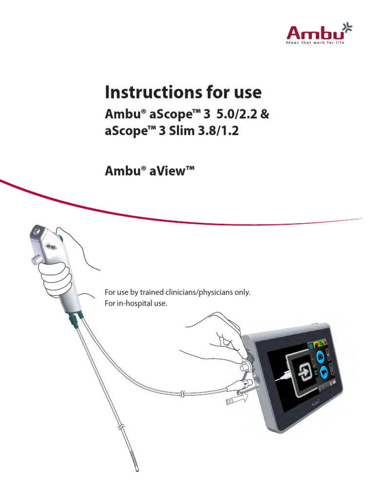 Ascope 3 Ifu | PDF | Electrical Connector | Medical Device