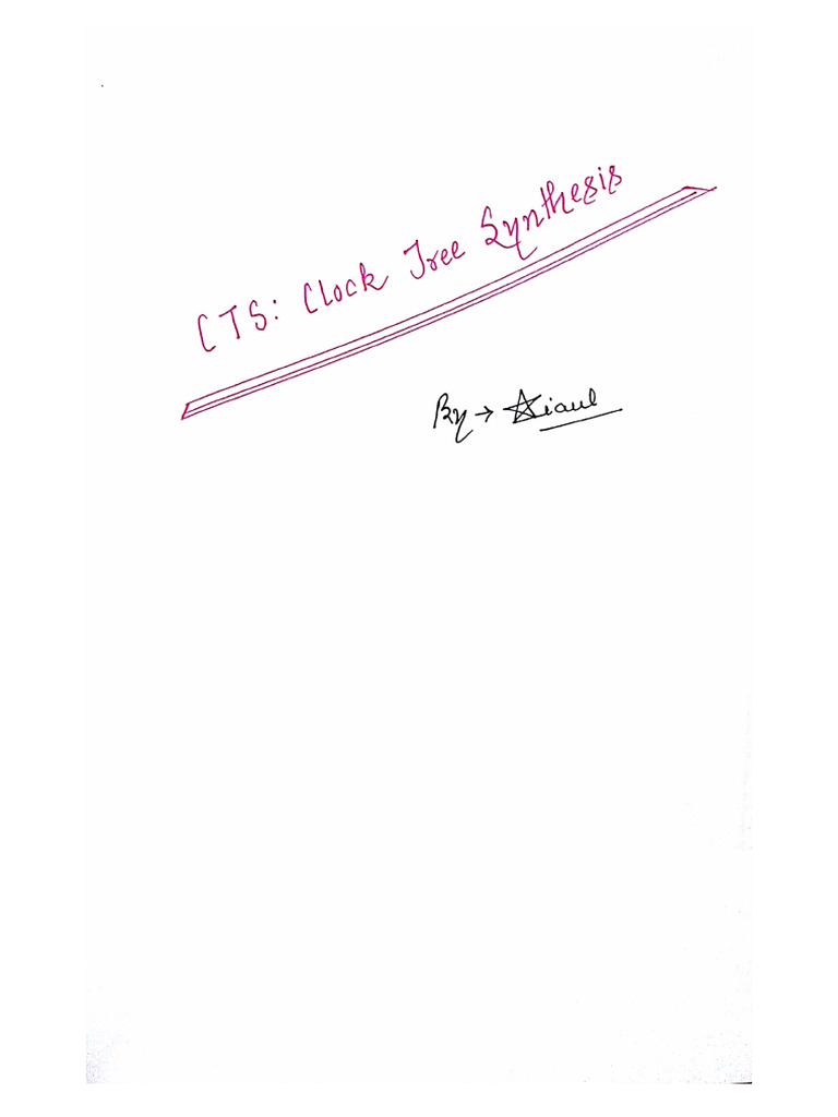 CTS hand notes | PDF