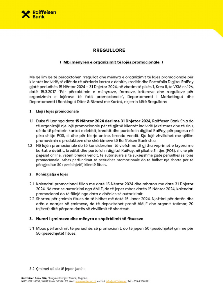 Rregullore e Shorteut 2024 - Final Edituar 8 Nentor 2024 | PDF