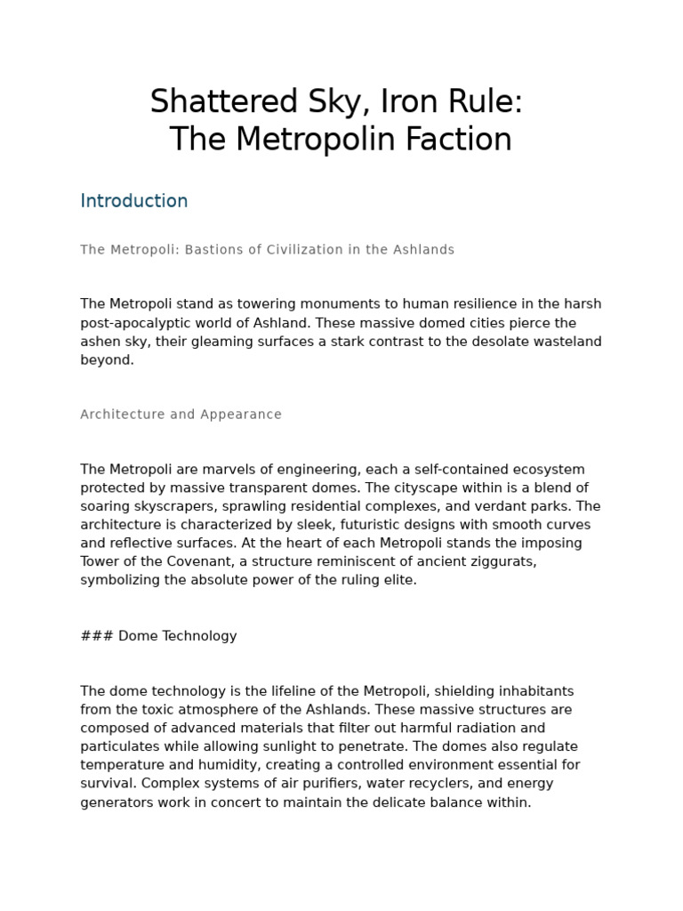 Shattered Sky Faction Book | PDF | Surveillance