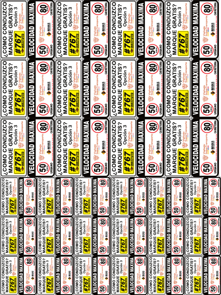 COMO CONDUZCO Y VELOCIDAD MAXIMA | PDF | Unidades de medida | Los símbolos