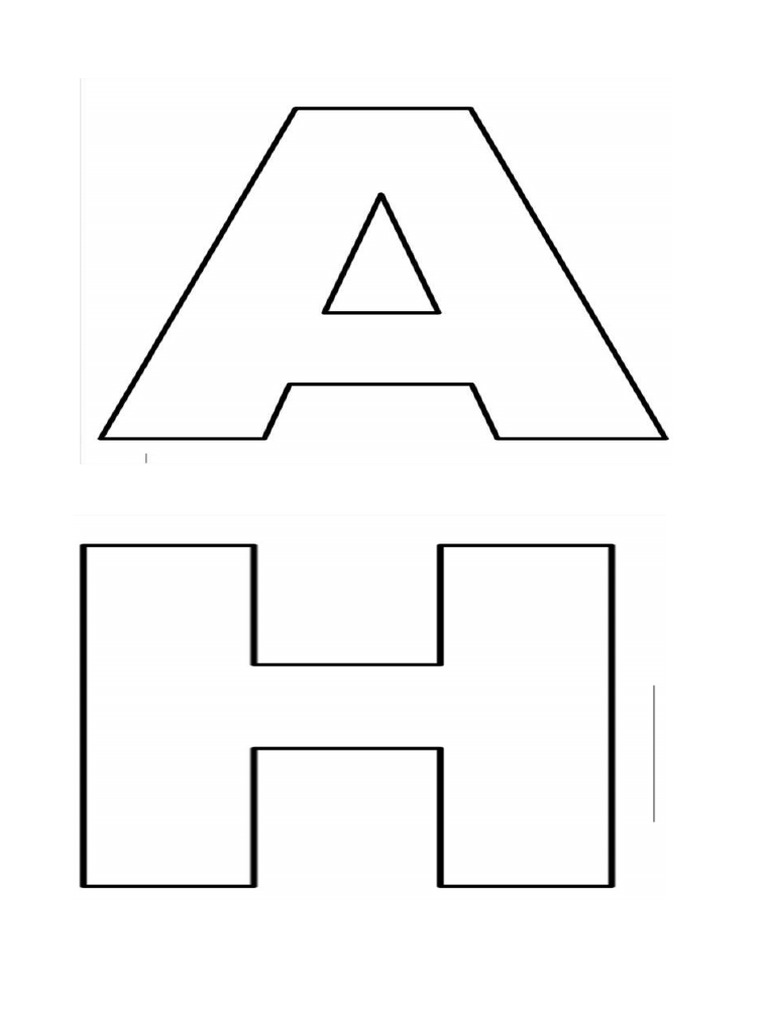 Letras HBD (Para Imprimir) | PDF