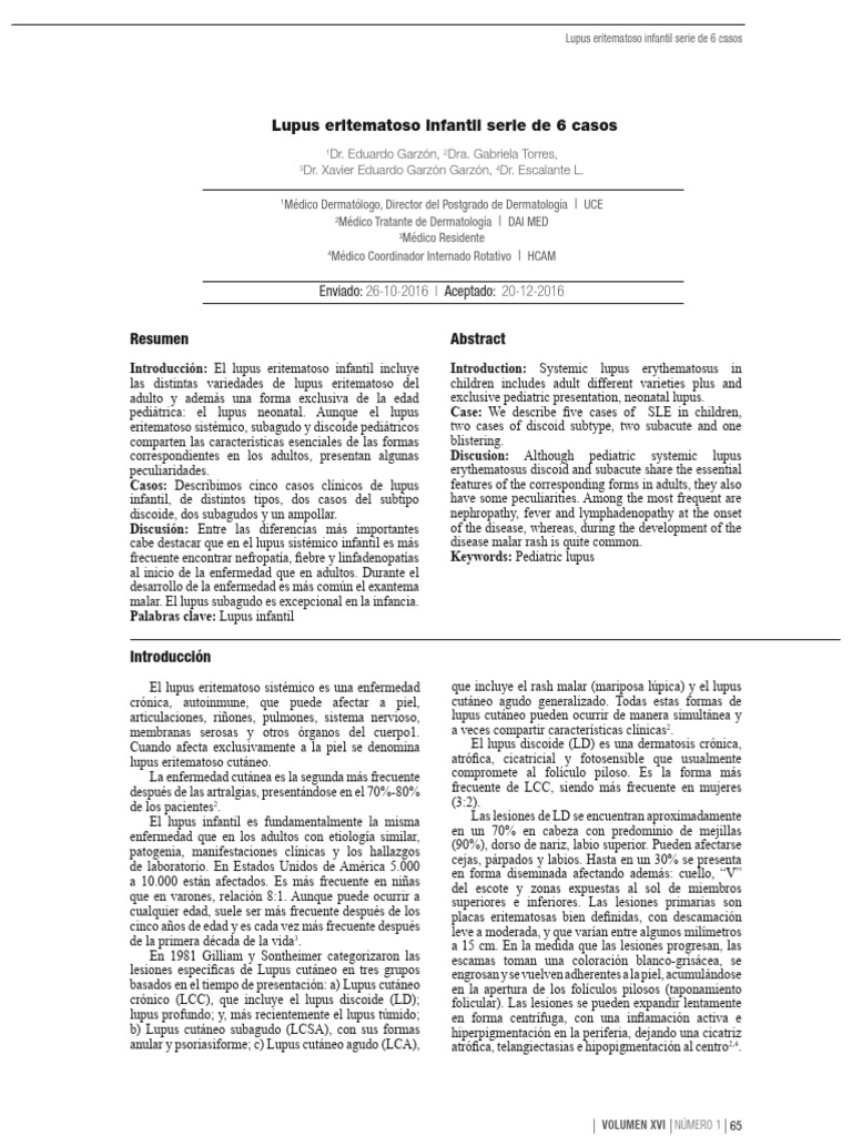 LUPUS | PDF | Especialidades Medicas | Enfermedades y trastornos
