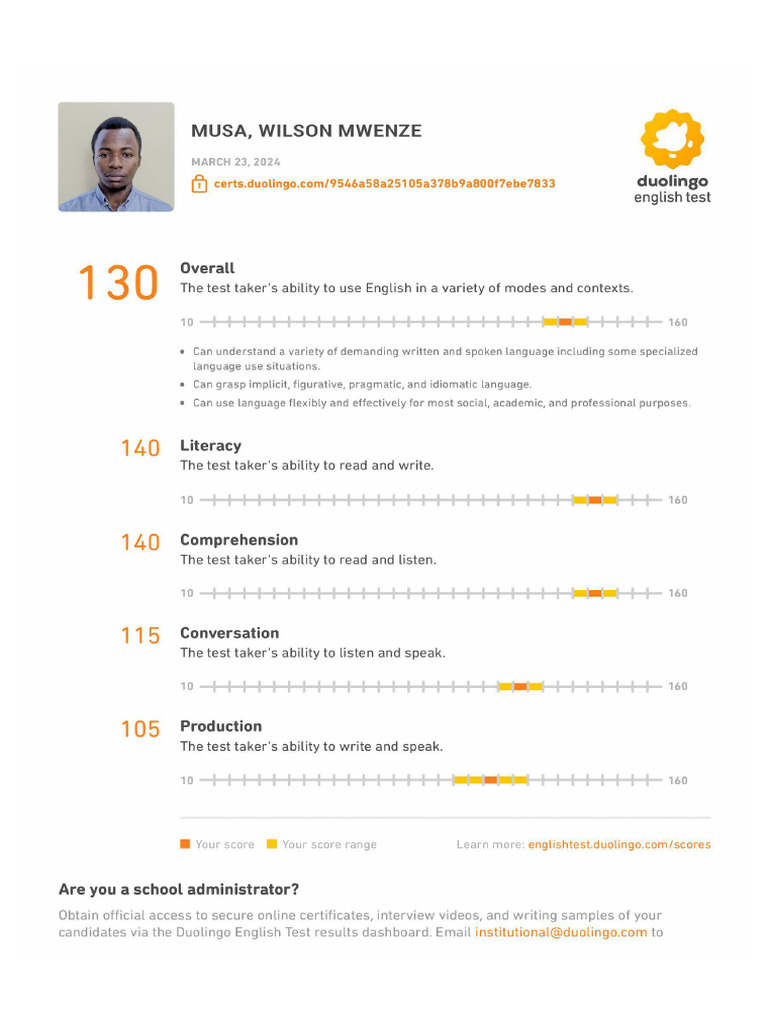 Duolingo English Test | PDF