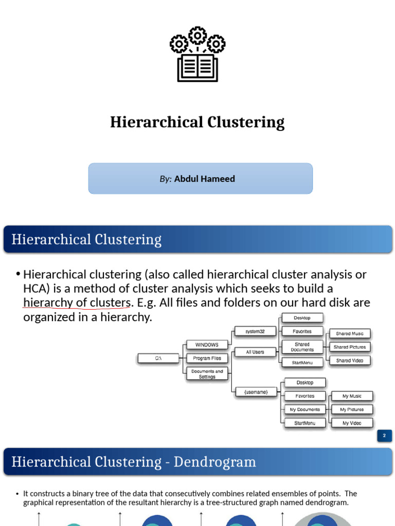 Lecture - 11 Hierarchical Clustering | PDF | Cluster Analysis | Applied Mathematics