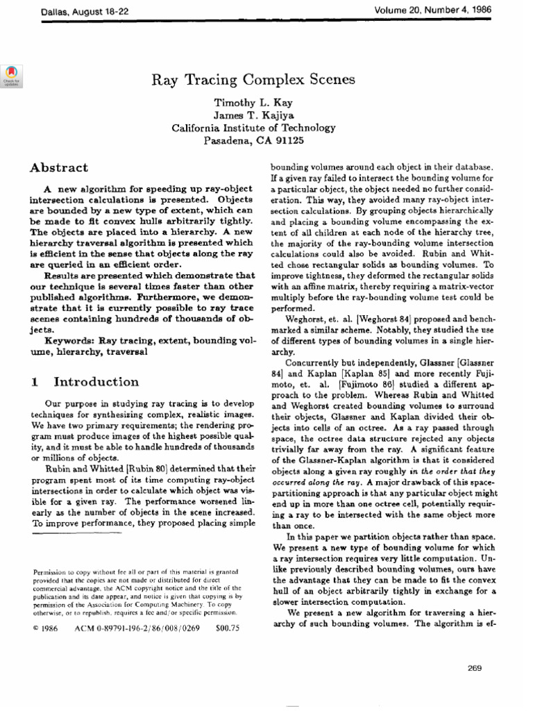 Ray Tracing Complex Scenes | PDF | Euclidean Vector | Sphere