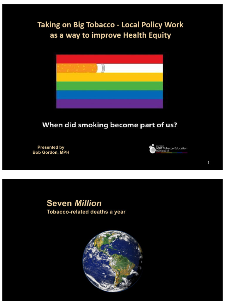 USC Bob Gordon Taking On Big Tobacco LGBT Policy Oct 30 2024 ...