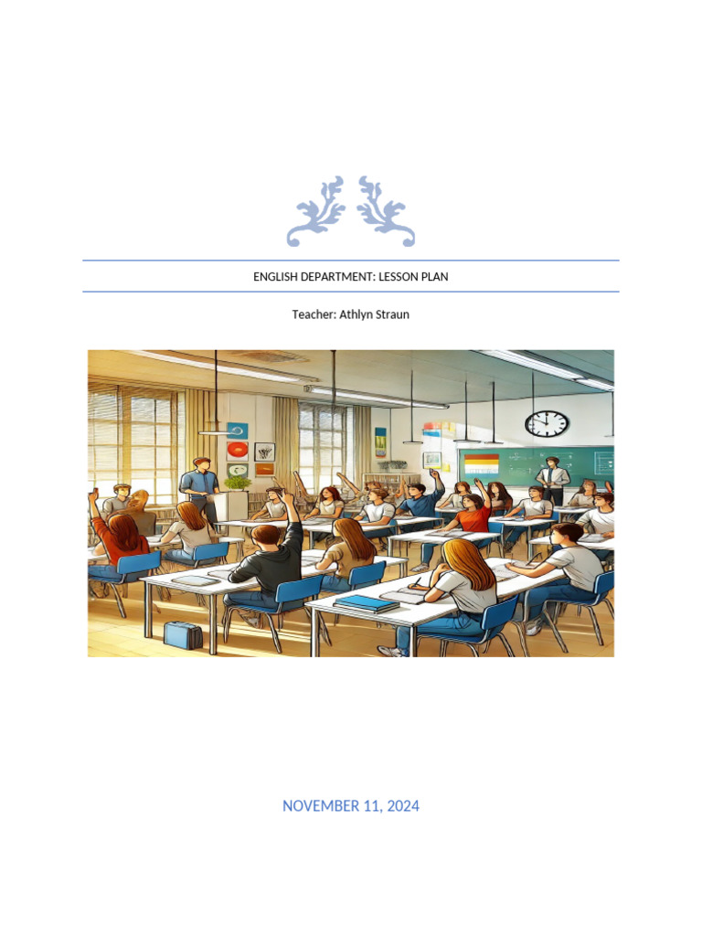 Ninth:Tenth Lesson Plan | PDF | Reading Comprehension | Noun