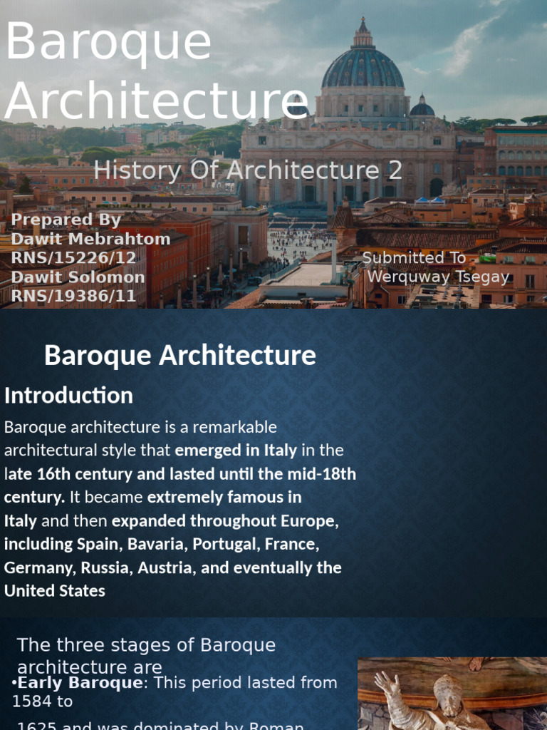 Baroque $ Rococo Architecture | PDF | Baroque | Architectural Design