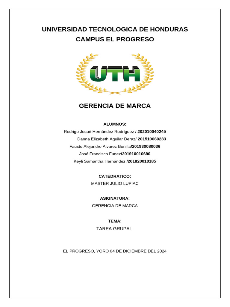 Gerencia de Marca Tarea Grupal 2 | PDF | Marca | Apple Inc.