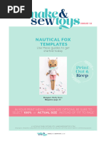 Free Puppet Pattern Puppet Nerd | PDF | Sewing | Clothing