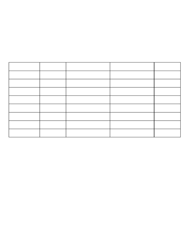 Modelo Tabela Estudo | PDF