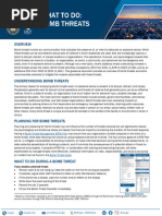 Appendix B - Bomb Threat Stand-Off Card. U.S. Department of Homeland ...