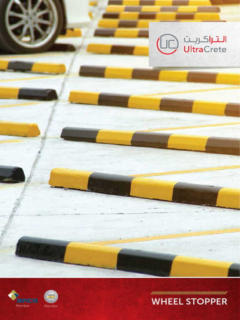 VescoWheel Stopper Technical Detials | PDF | Concrete | Precast Concrete
