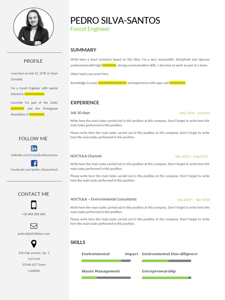 CV PSS J30D 004 Word 97 2003 | PDF