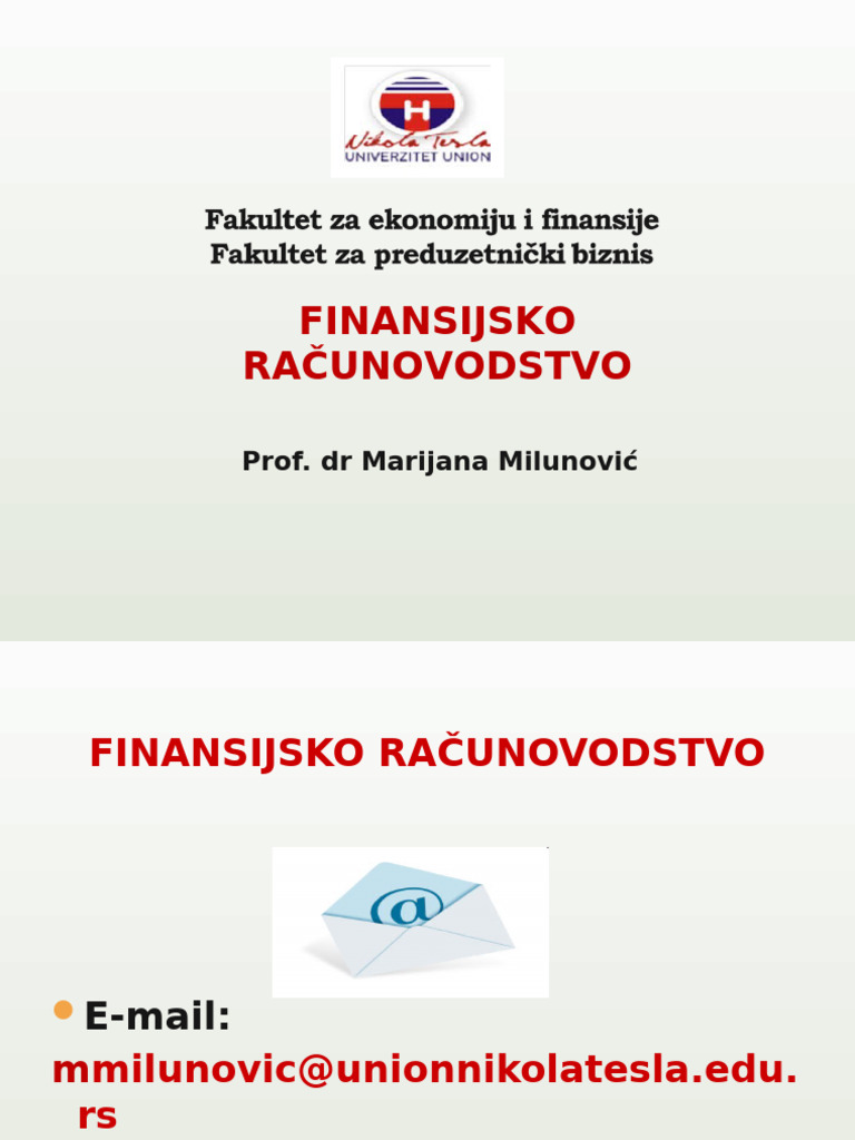 Finansijsko Racunovodstvo - Fef I FPM - 5 | PDF