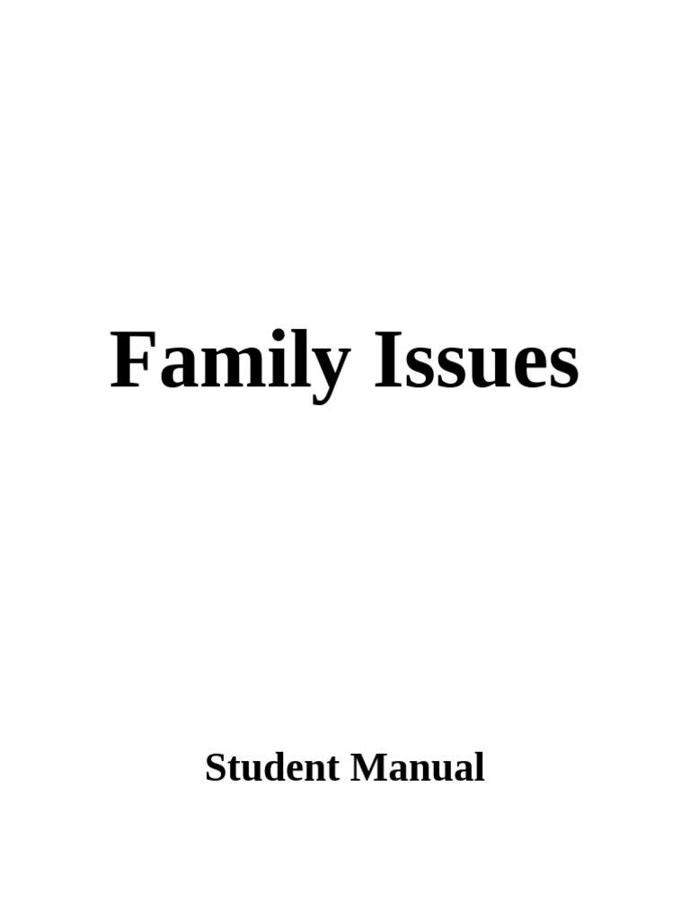 SOLD Family Issues Student Notes Pt2-220218-181801 | PDF | Marriage ...