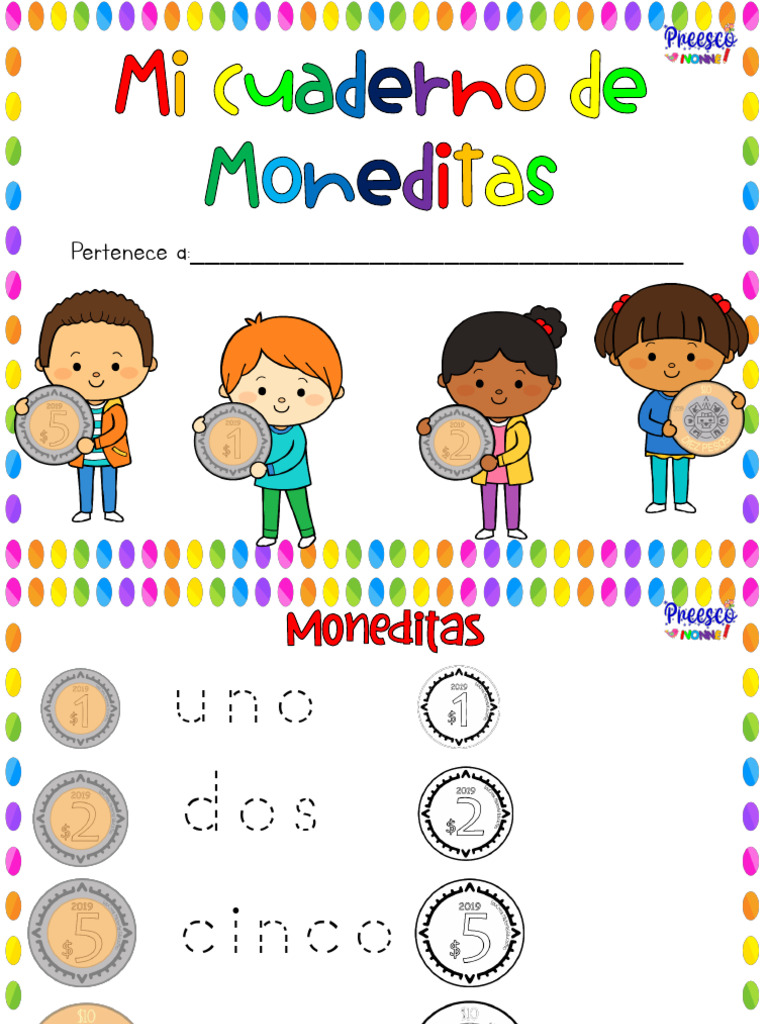 Mi cuaderno De Monedas | PDF