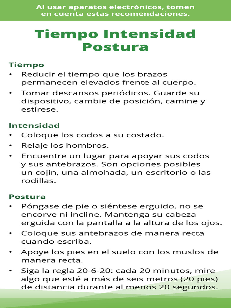 4.9 . - Pautas de Postura | PDF