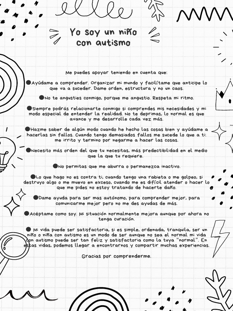 Yo Soy Autista | PDF