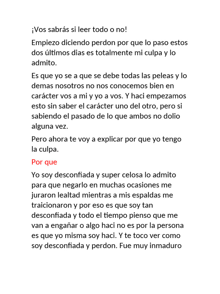 Vos Sabrás Si Leer Todo o No | PDF
