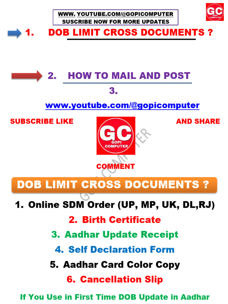 Dob Limit Cross PDF | PDF