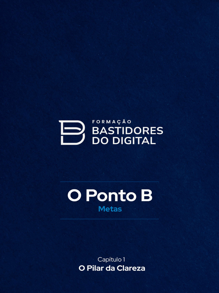 PZ FBD Cap 1 Aula 4.1 Metas | PDF