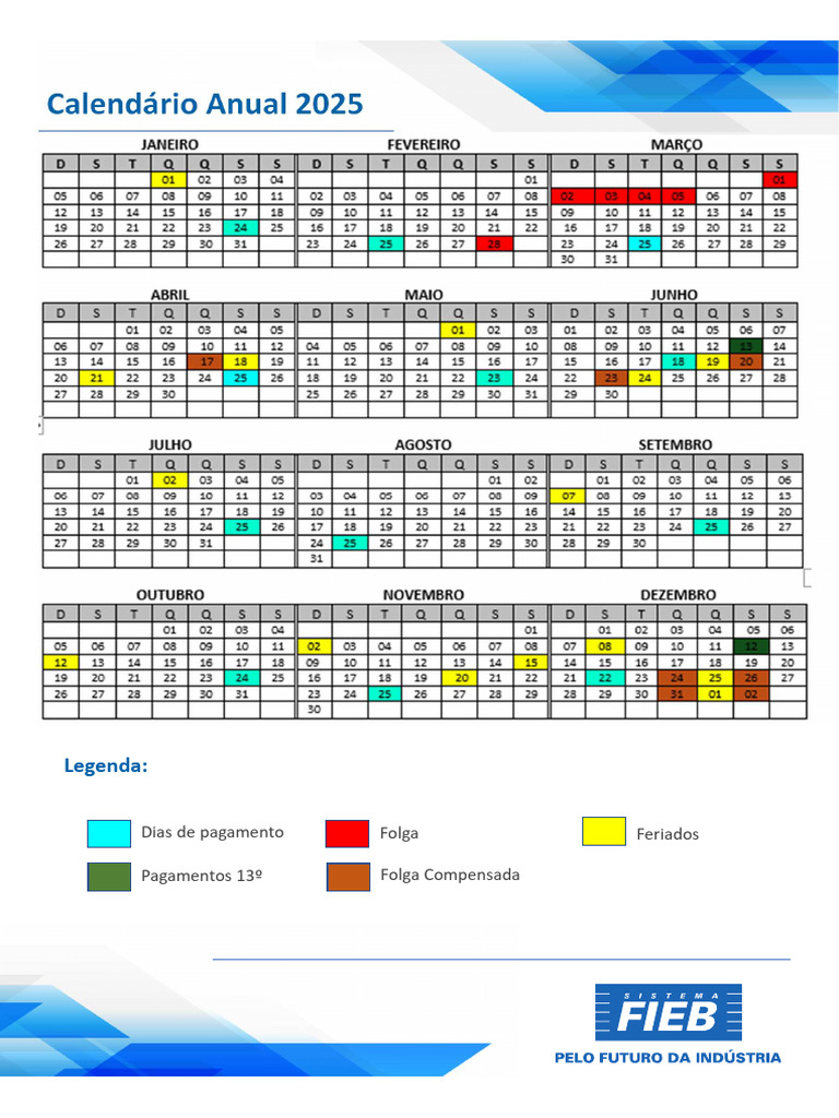 Calendário ADM 2025 2 | PDF
