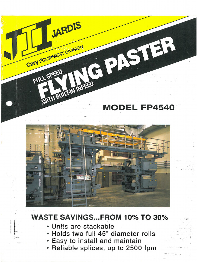 Jardis Cary Model FP4540 | PDF