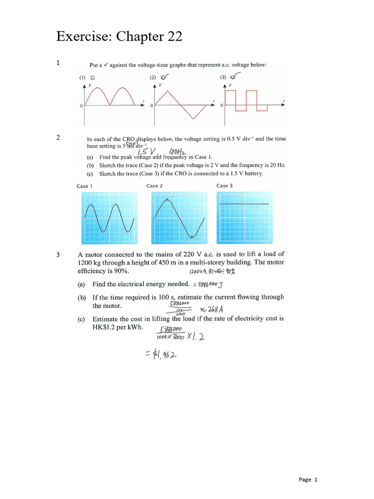 Exercise (Ch. 22) F4W | PDF