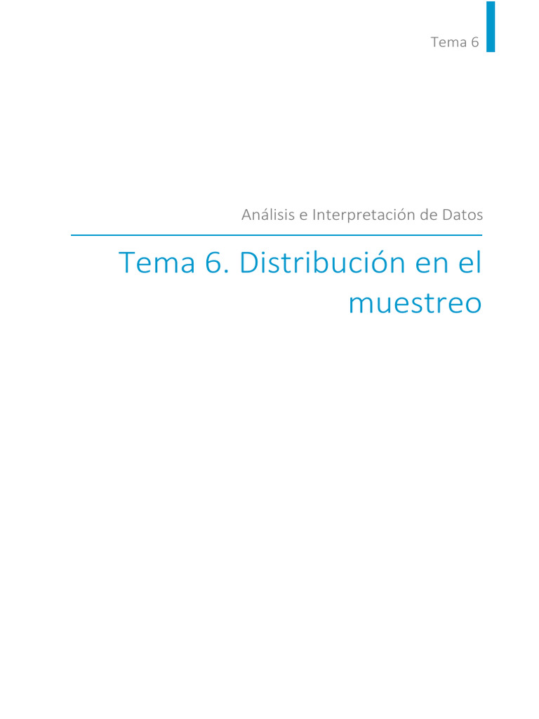 Tema6 | PDF | Estimador | Media