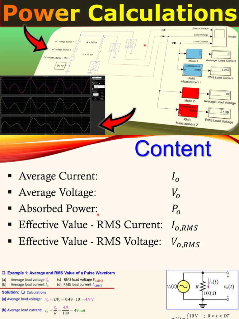 08 Example Power Calculation | PDF