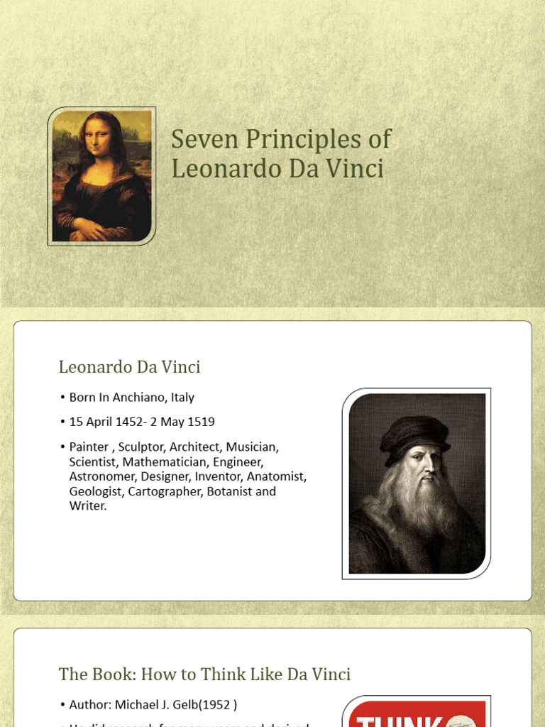 7 Da Vinci Principles for Creativity | PDF