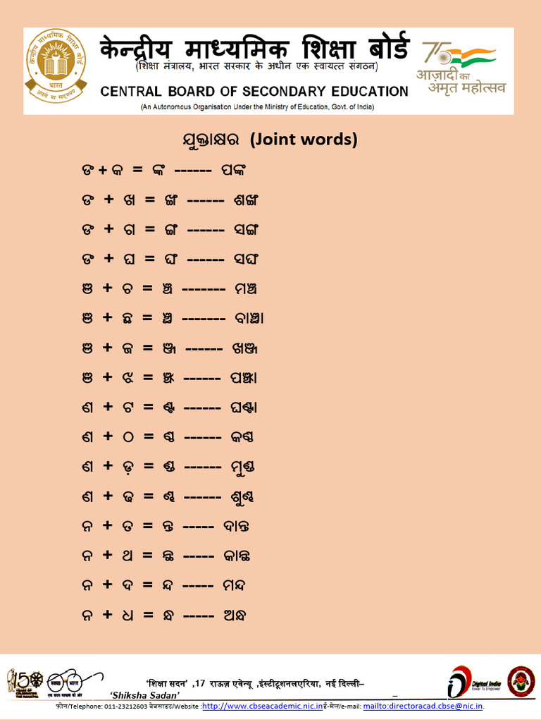 Joint Words | PDF