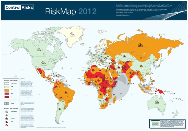 Control Risks RiskMap Map 2012 UK HR | Risk | International Relations