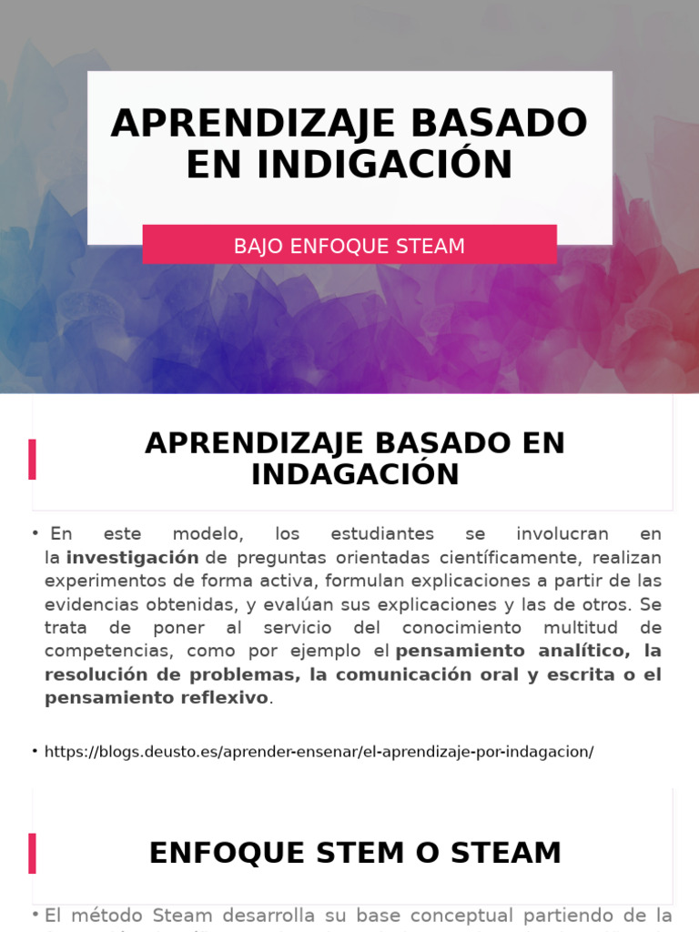 Aprendizaje Basado en Indagacion | PDF