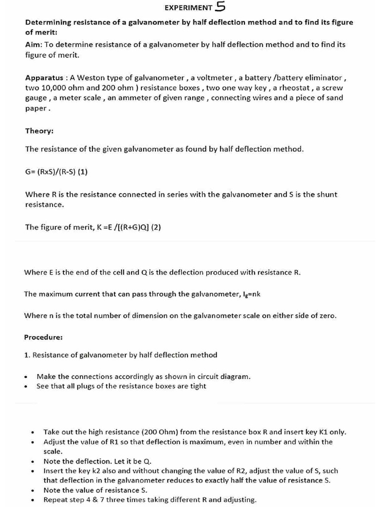 Experiment 5 | PDF