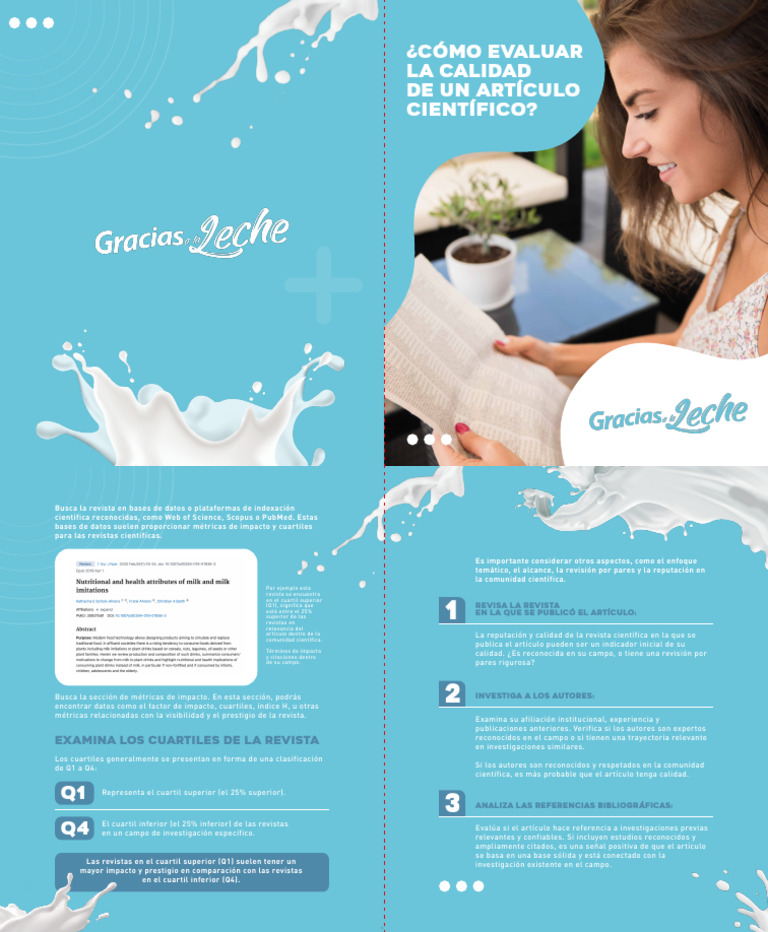Diptico_Gracias_a_la_Leche_tamaño-oficio | PDF | Ciencias de la Información | Comunicación académica