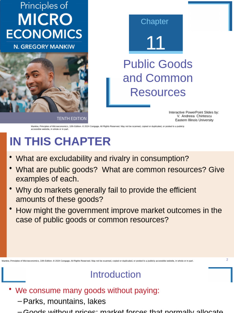 Interactive CH 11 Public Goods and Common Resources Students | PDF ...